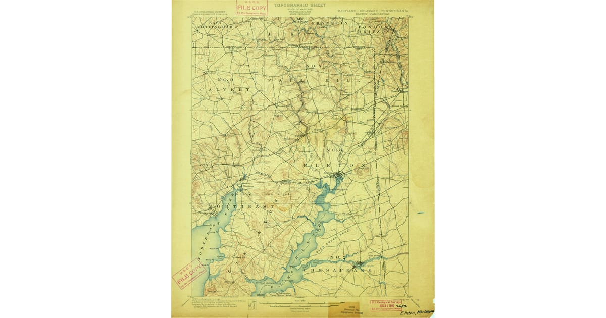 1900s (20th Century) Maps of Iron Hill, MD | Pastmaps
