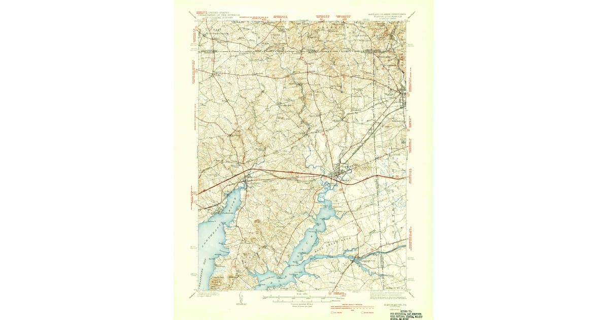 1942 Map of Elkton, MD — High-Res, 1942 Print #2 | Pastmaps