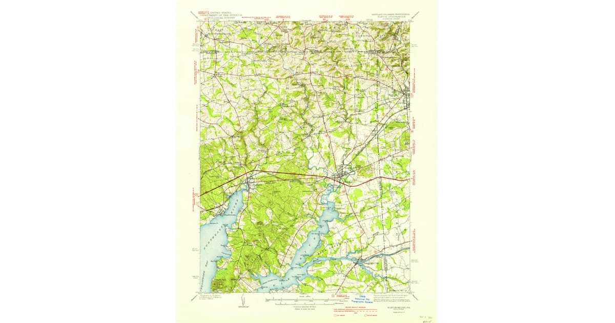 1940s Maps of Little Elkton, Elkton | Pastmaps