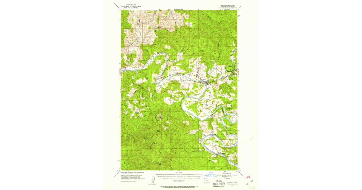 1950s Maps of Kellogg, OR | Pastmaps