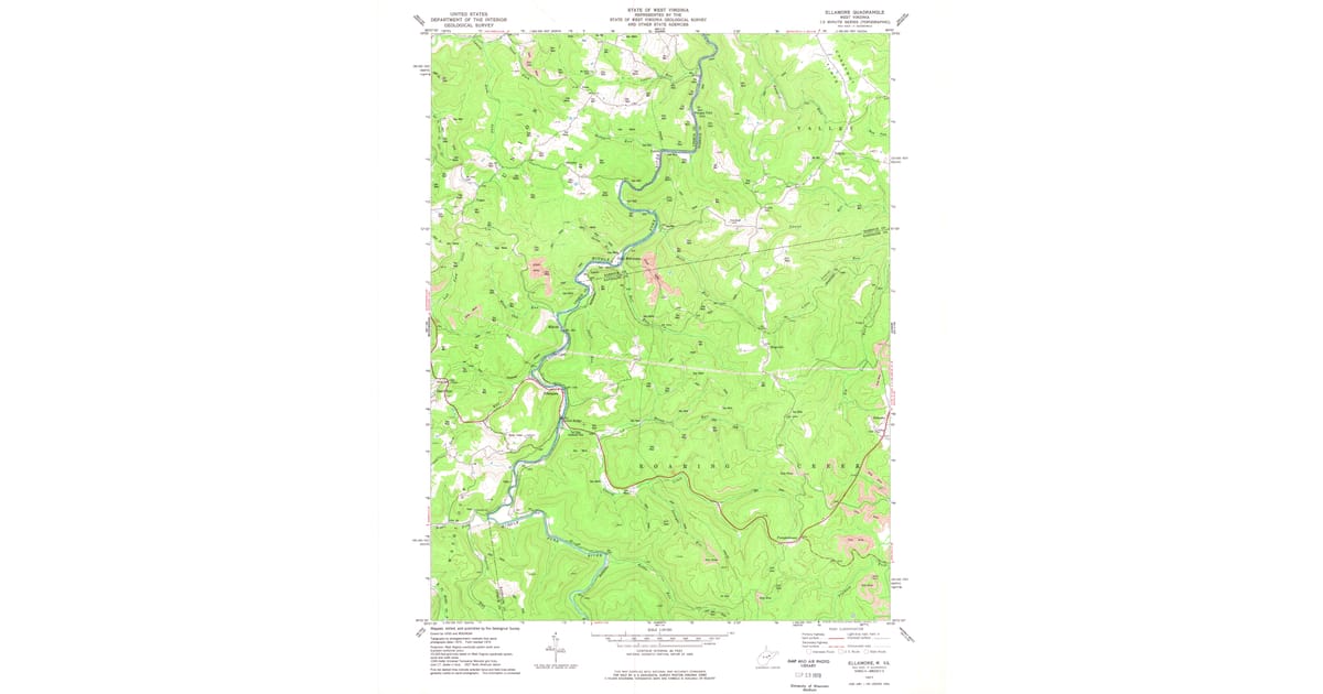 1970s Maps of Barbour County, WV | Pastmaps