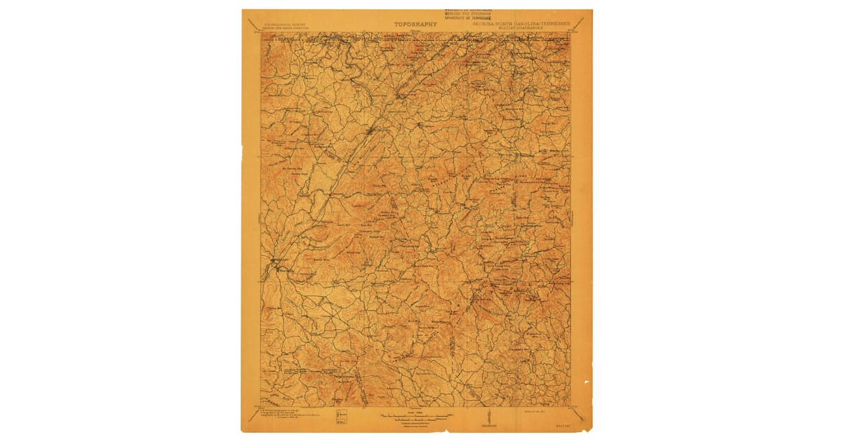 1910s Maps of Yukon, GA | Pastmaps