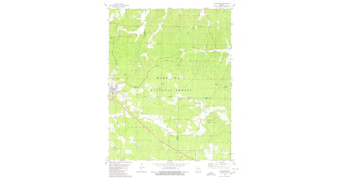 1980 Map of Ellsinore, MO — High-Res | Pastmaps