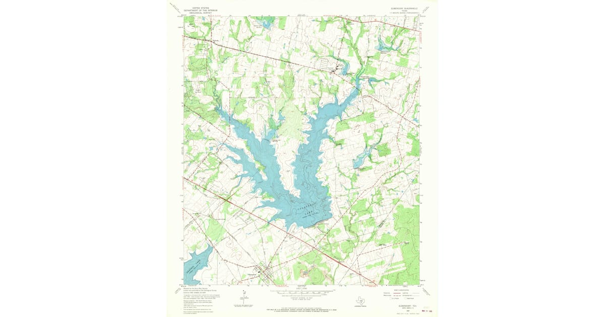 1967 Map of Elmendorf, TX — High-Res | Pastmaps