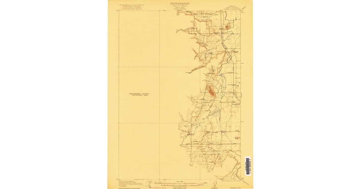 1909 Map of Elmira, OR — High-Res | Pastmaps