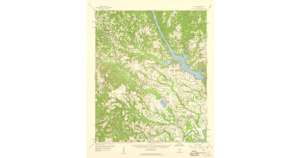 1959 Map of Elmore, AL — High-Res | Pastmaps
