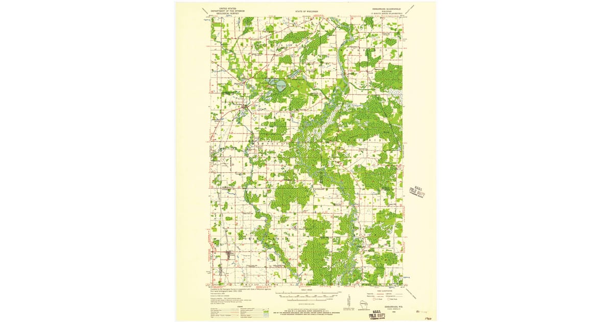 1900s (20th Century) Maps of Maple Creek, WI | Pastmaps