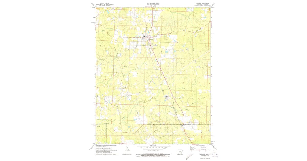 1970s Maps of Webster Parish, LA | Pastmaps