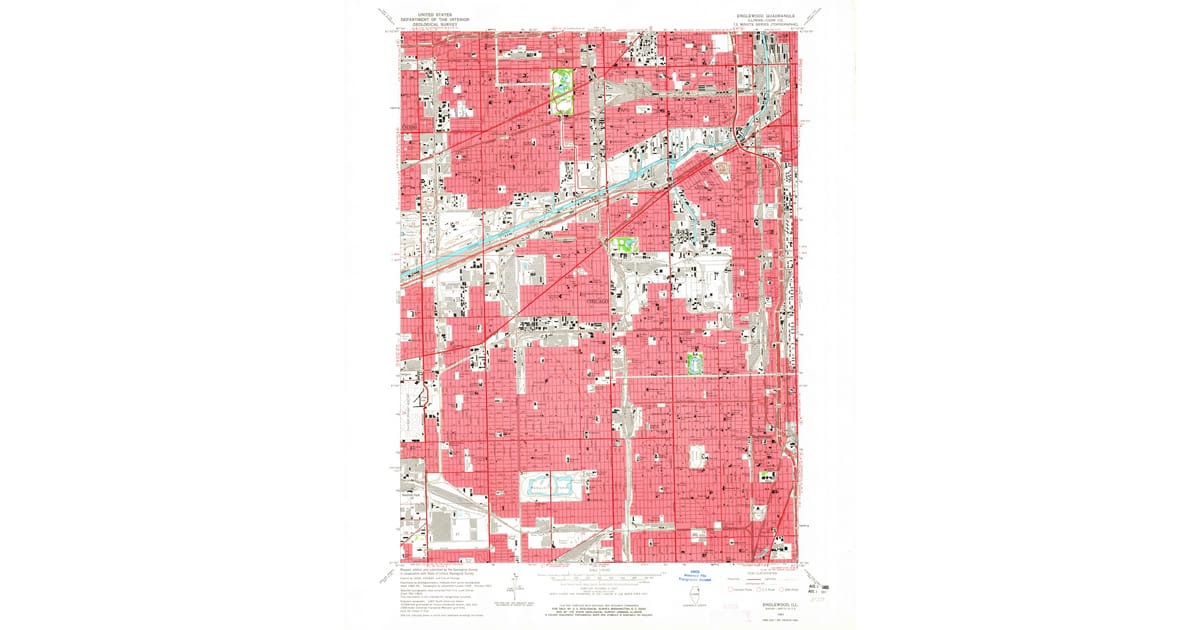 1960s Maps of Crawford, West Chicago Township | Pastmaps