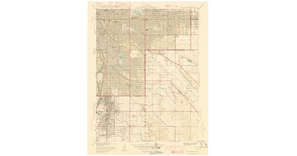 1940s Maps of Arapahoe County, CO | Pastmaps