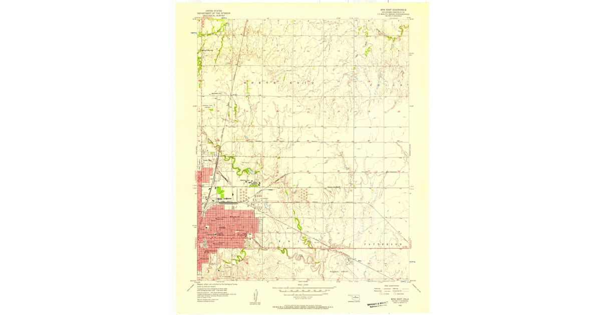 Old Maps of North Enid, OK | Pastmaps