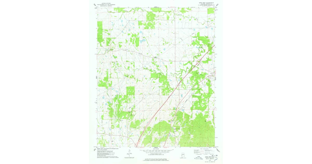 1970s Maps of Livingston, AL | Pastmaps