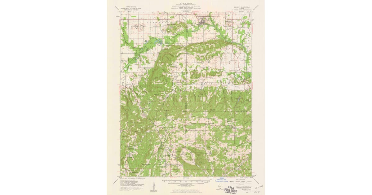 1959 Map of Equality, IL — High-Res | Pastmaps