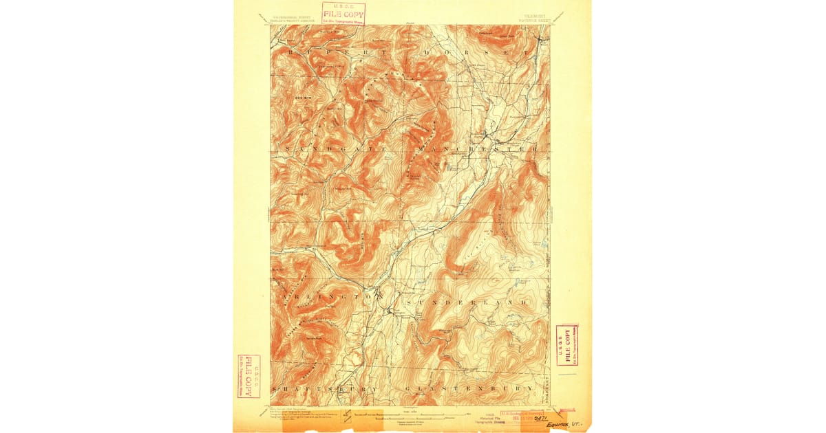 1900s (20th Century) Maps of Winhall, VT | Pastmaps