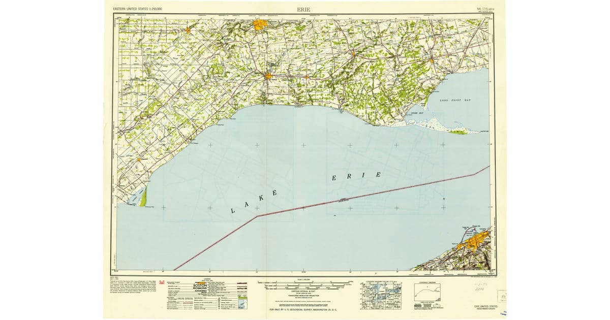 1950s Maps of Cherry Grove, Girard Township | Pastmaps