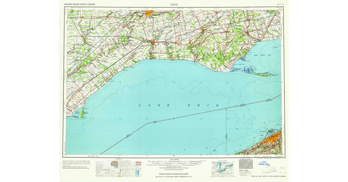 1960s Maps of Lake Cliff Park, Lawrence Park Township | Pastmaps