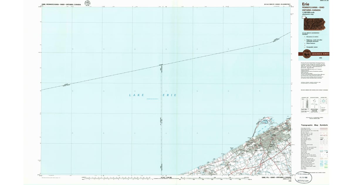 1980s Maps of Springfield Township, PA | Pastmaps