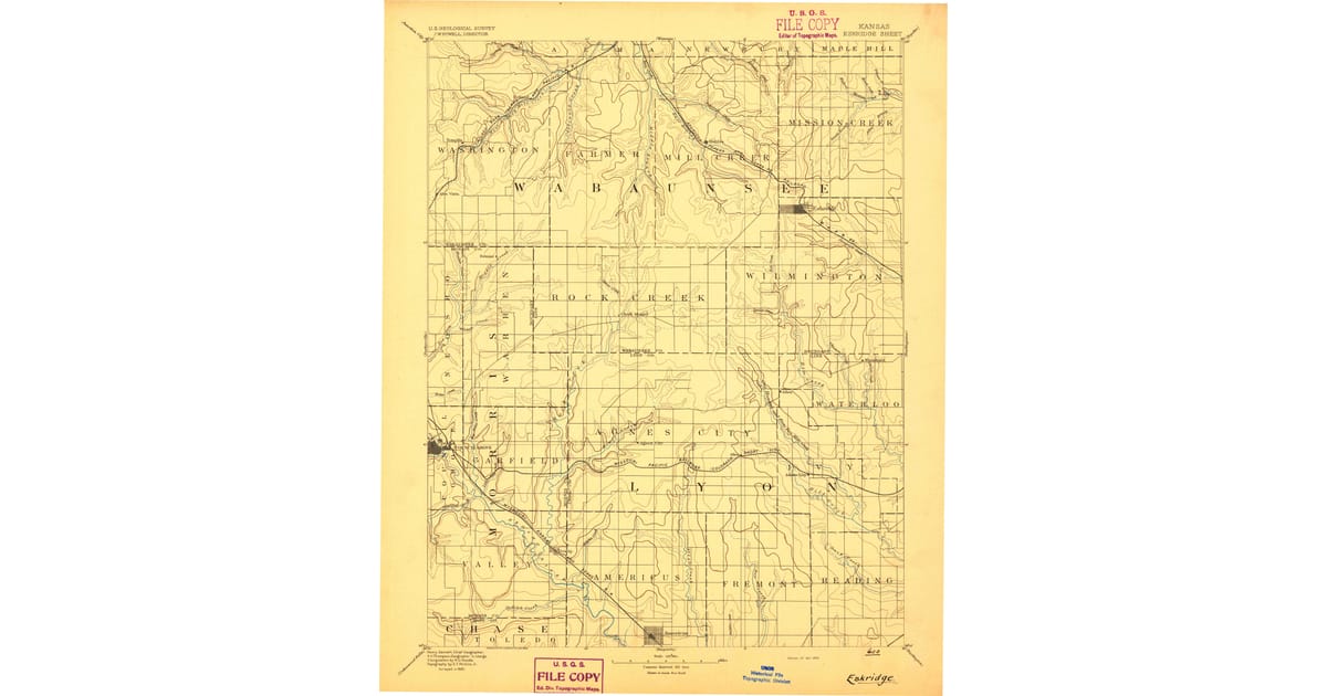 1890s Maps of Morris County, KS | Pastmaps