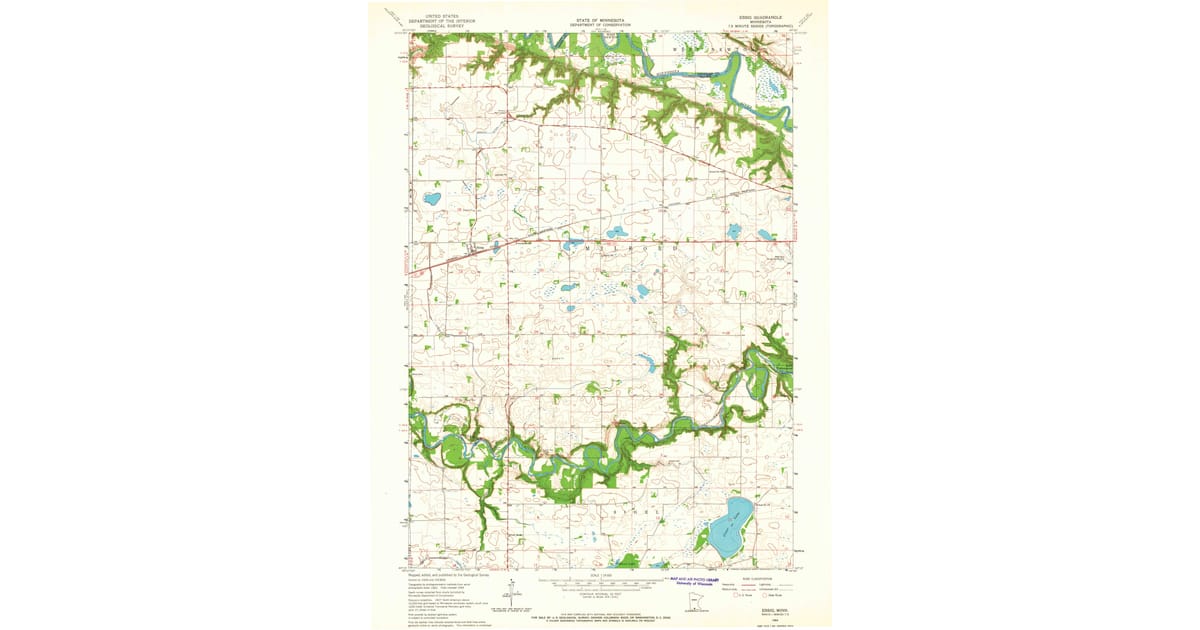 1964 Map of Essig, MN — High-Res | Pastmaps