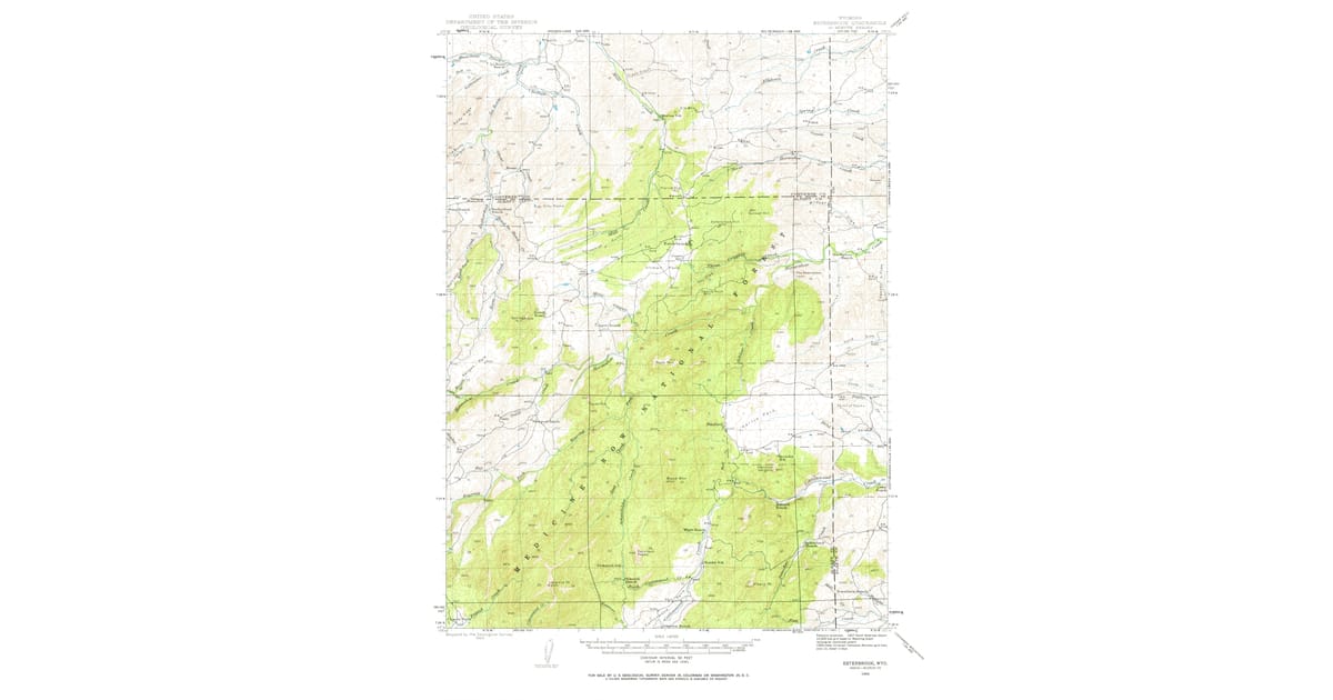 Old Maps of Converse County, WY | Pastmaps