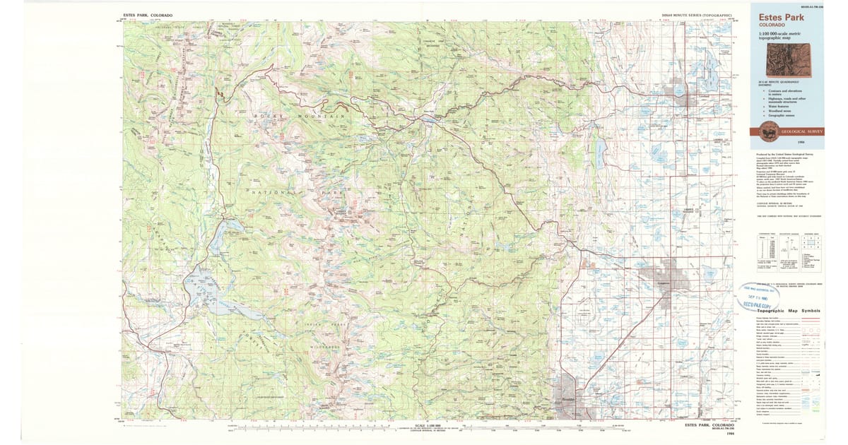 1980s Maps of Niwot, CO | Pastmaps