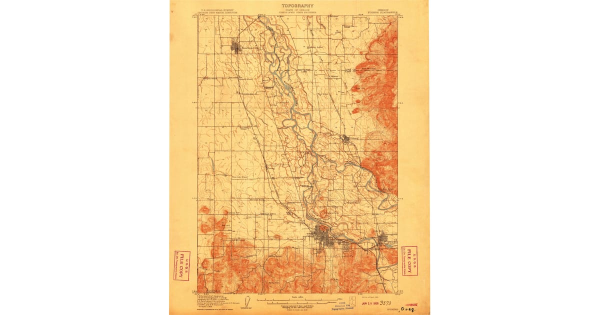 1910s Maps of Oregon | Pastmaps