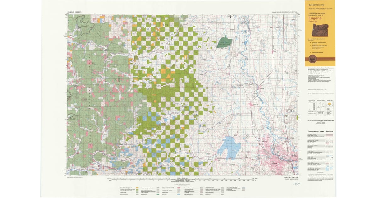 1990s Maps of Alsea, OR | Pastmaps