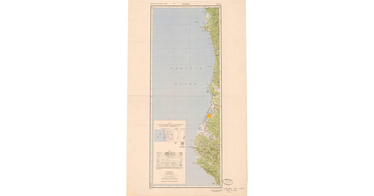1949 Map of Eureka, CA — High-Res | Pastmaps