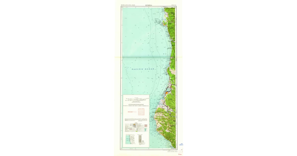 1960s Maps of Humboldt County, CA | Pastmaps