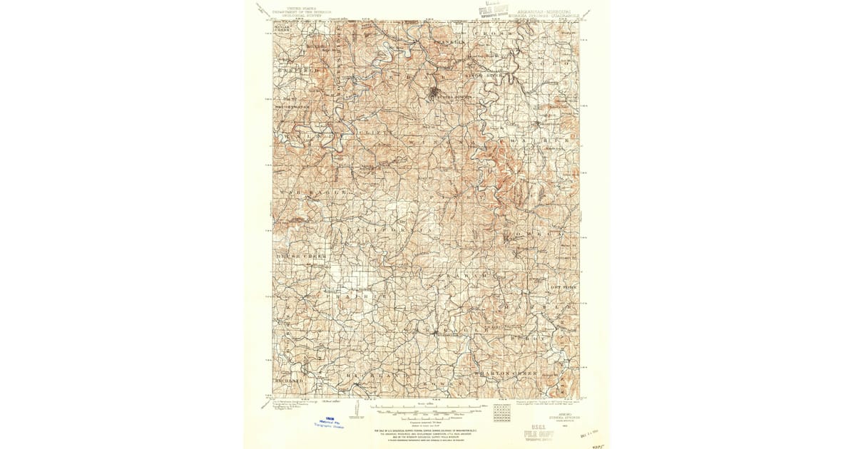 1900s (20th Century) Maps of Missouri | Pastmaps