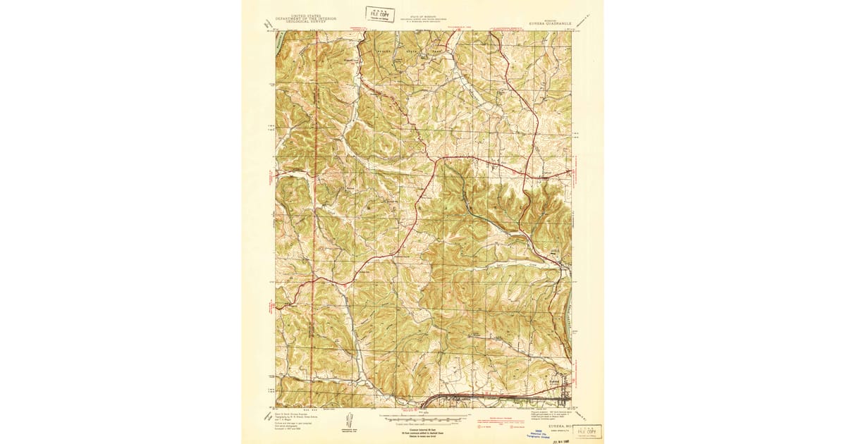 1940s Maps of Pacific, MO | Pastmaps