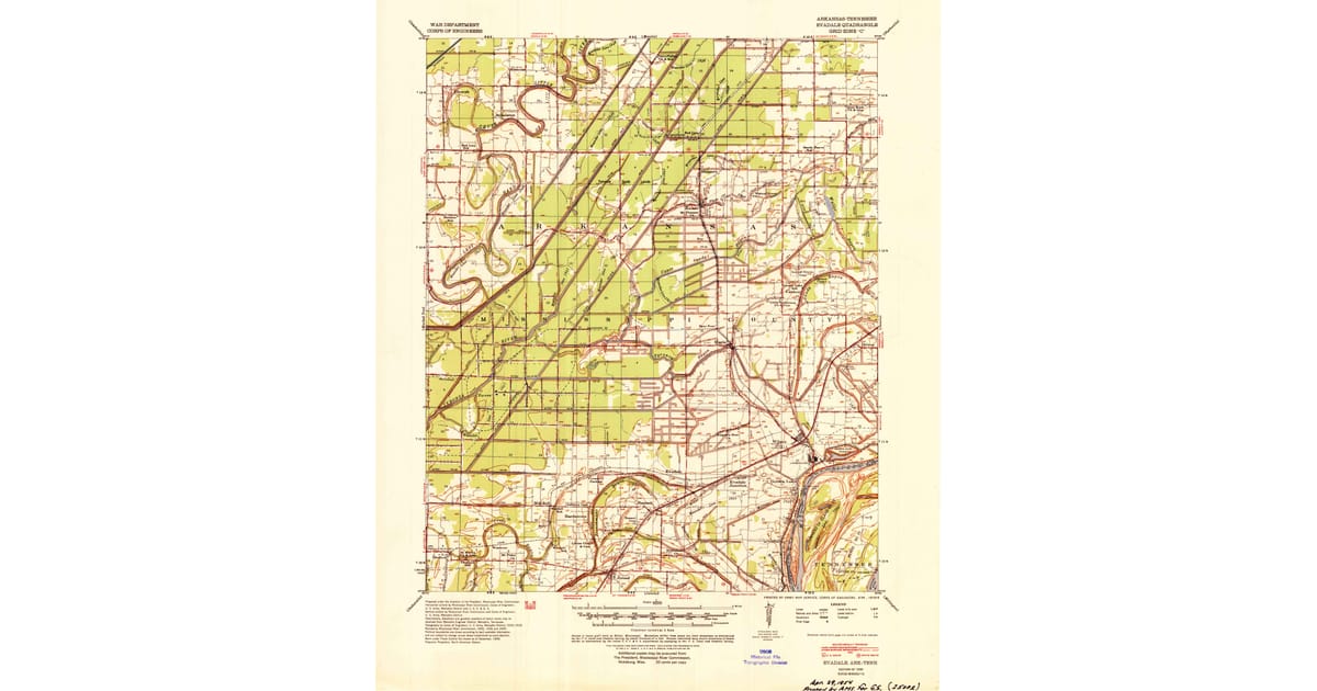 Old Maps of Spur Four, AR | Pastmaps