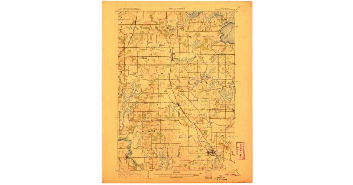 1900-1909 Maps of Oregon, WI | Pastmaps