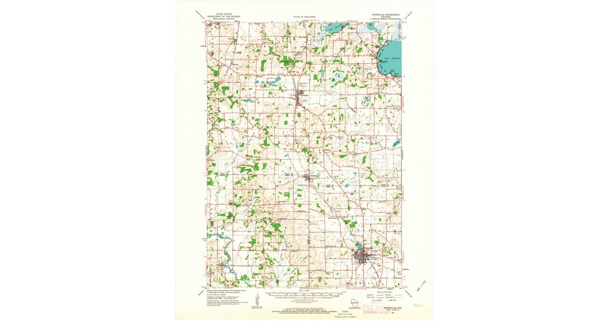 1960s Maps of Brooklyn, WI | Pastmaps