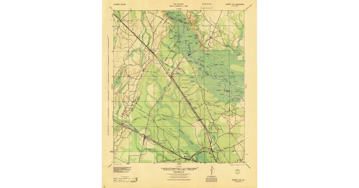1940s Maps of Glynn County, GA | Pastmaps