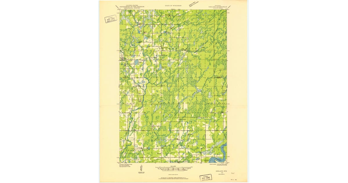 Old Maps of Exeland, WI | Pastmaps