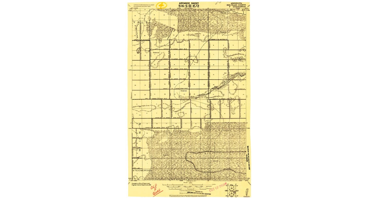 1918 Map of F, Beltrami County, MN — High-Res | Pastmaps