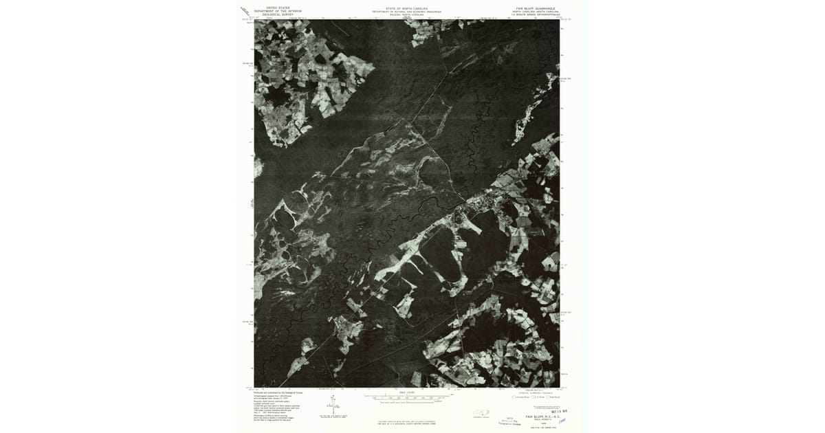 1970s Maps of Causey, SC | Pastmaps