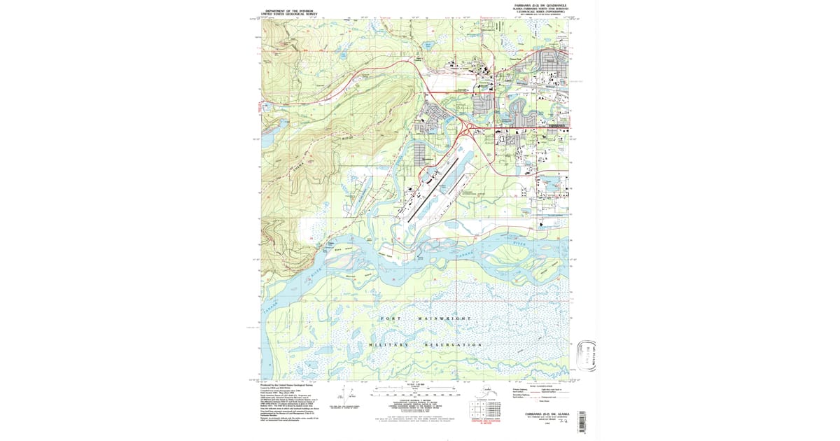 1990s Maps of Chickaloon, AK | Pastmaps