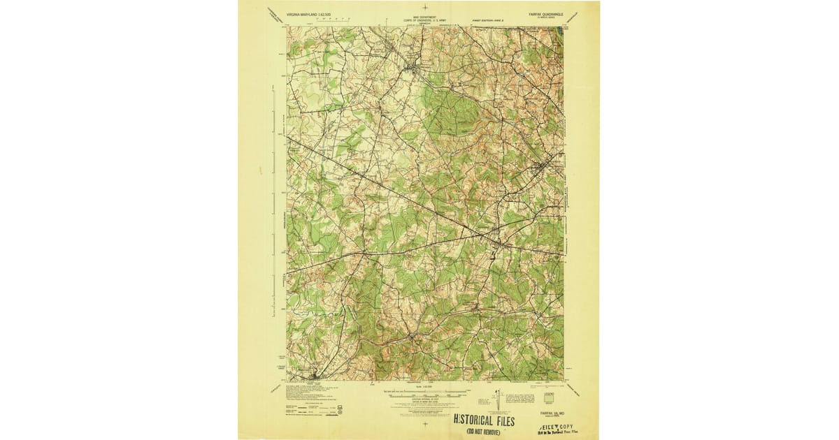 1940s Maps of Pender, Fairfax County | Pastmaps