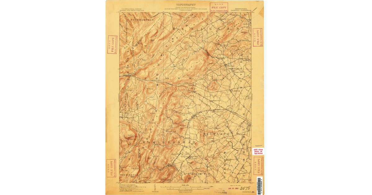 Old Maps of Hamiltonban Township, PA | Pastmaps
