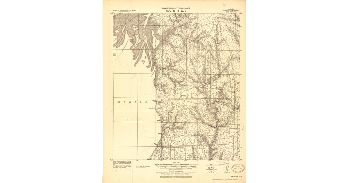 Old Maps of Spanish Fort, AL | Pastmaps