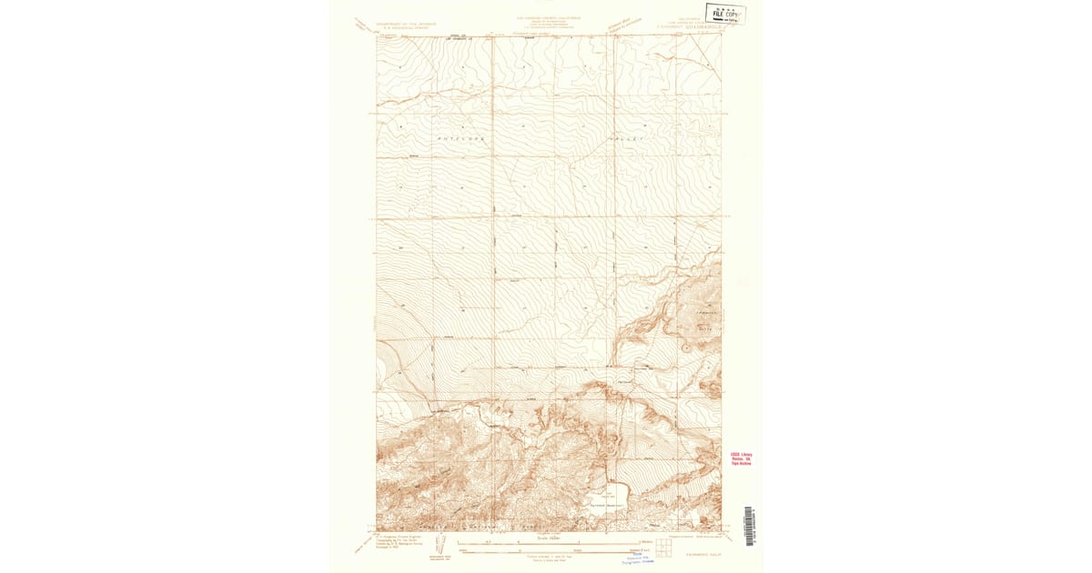 1932 Map of Fairmont, Los Angeles County, CA — High-Res | Pastmaps