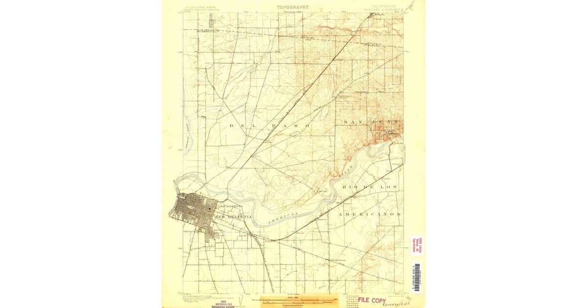 1900s (20th Century) Maps of Sacramento County, CA | Pastmaps