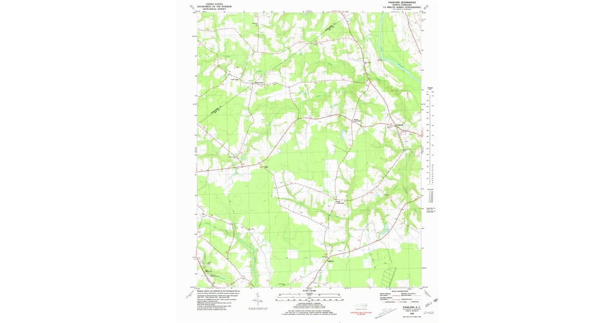 1980s Maps of Pitt County, NC | Pastmaps