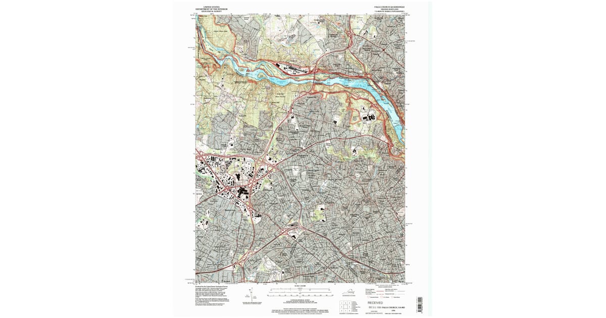 1990s Maps of Arlington County, VA | Pastmaps