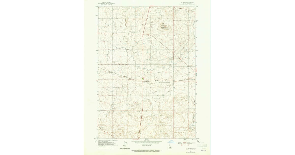 1960s Maps of Jerome, ID | Pastmaps
