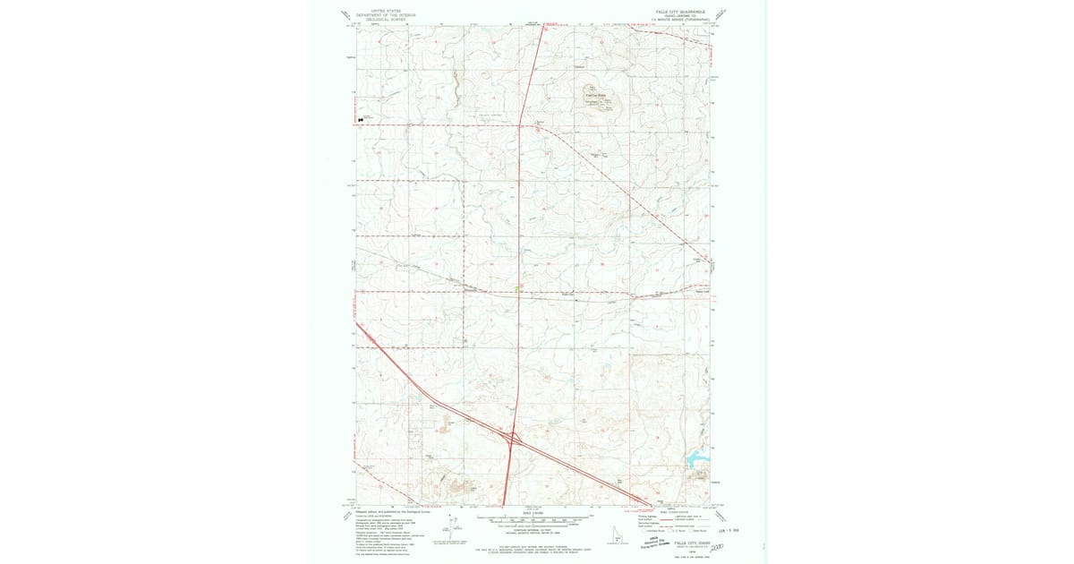 1970s Maps of Jerome, ID | Pastmaps
