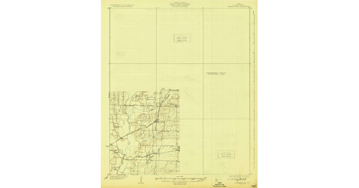 1930s Maps of Princeton, TX | Pastmaps