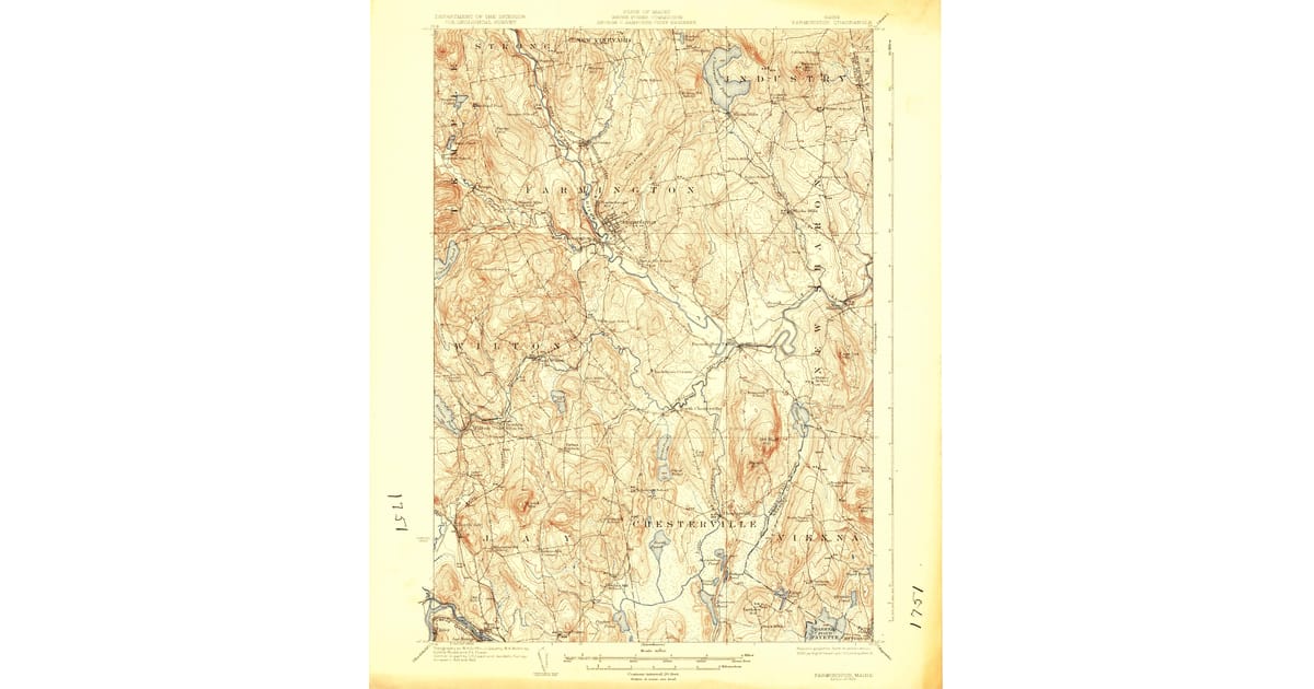 Old Maps of Strong, ME | Pastmaps
